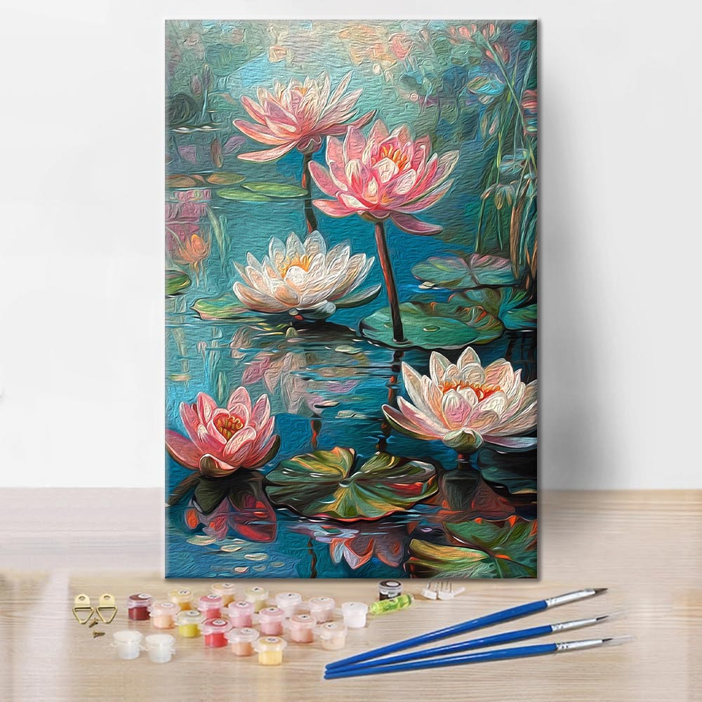 Water Lilies - Paint by Numbers – Cheerful painting®